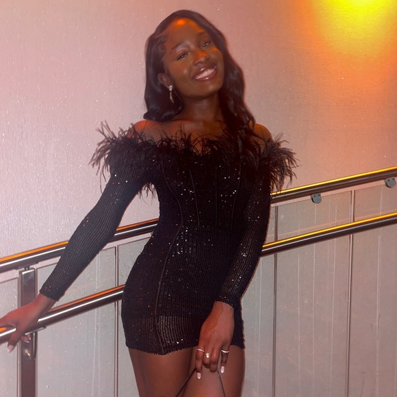 Dresses | Champagne Frenzy Sequin Mini Dress Fashionnova | Poshmark